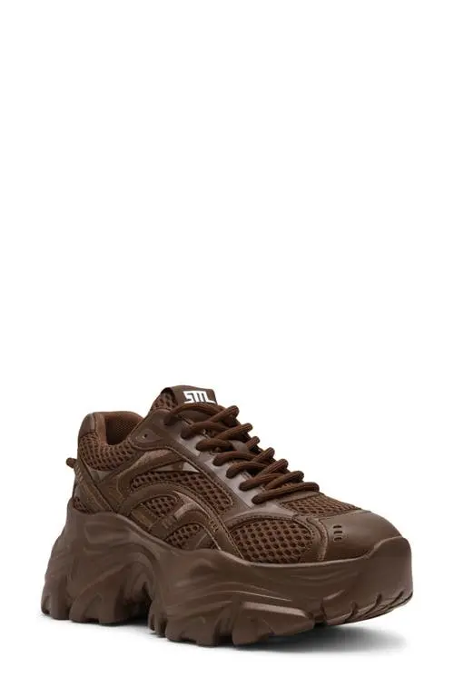 Steve Madden Ripper Platform Sneaker - Brown