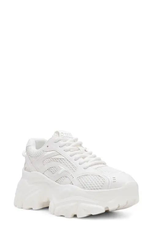 Steve Madden Ripper Platform Sneaker - White