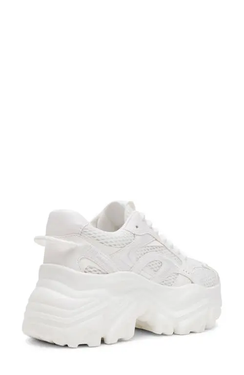 Steve Madden Ripper Platform Sneaker - White