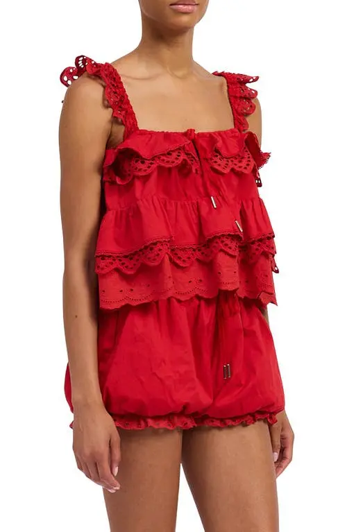 JACQUIE THE LABEL Monterey Ruffle Top