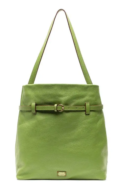 FRANCES VALENTINE Charlie Leather Shoulder Bag - Fern