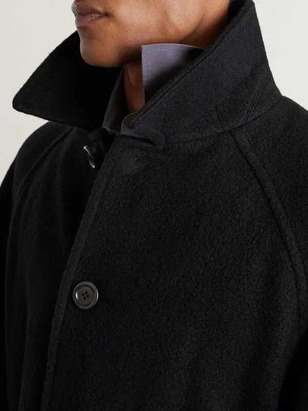 AMOMENTO Belted Wool-blend Coat