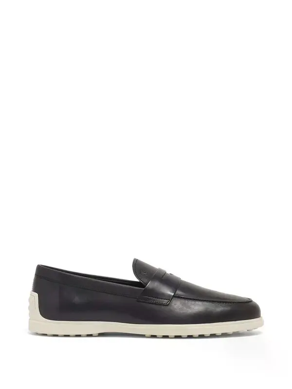 TOD'S Leather Loafers - Blue