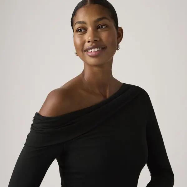 LEVI'S Clara Off Shoulder Long-sleeve Top