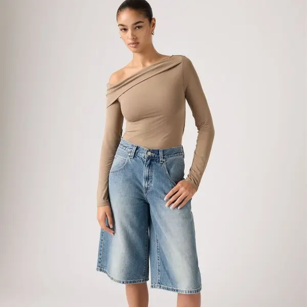 LEVI'S Clara Off Shoulder Long-sleeve Top - Pine Bark