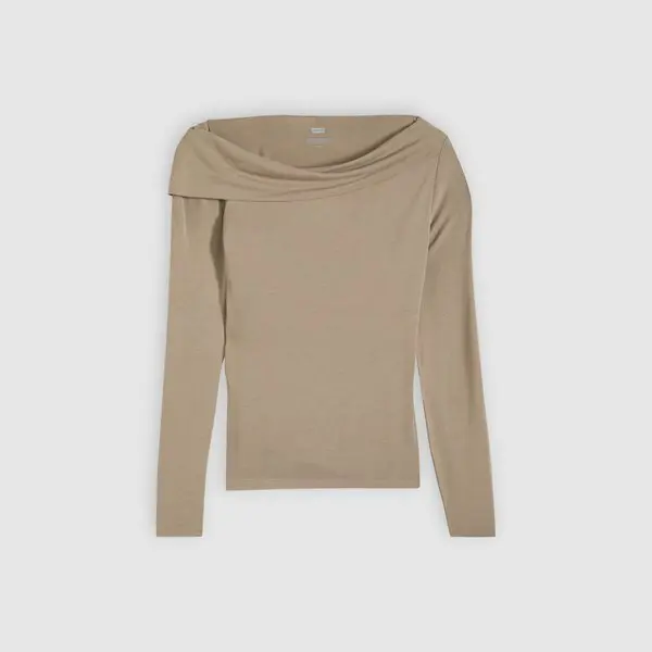 LEVI'S Clara Off Shoulder Long-sleeve Top - Pine Bark