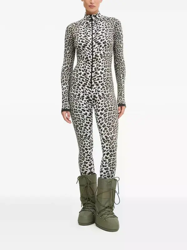 NEWLAND Zip Leopard-print Jumpsuit