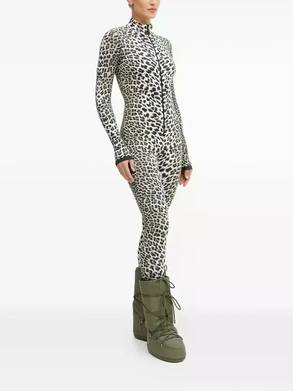 NEWLAND Zip Leopard-print Jumpsuit