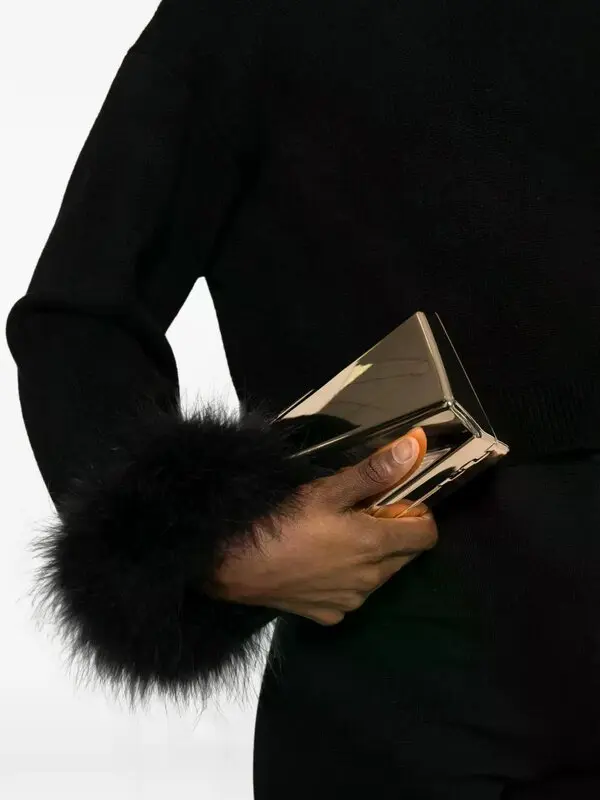 Valentino Garavani Cashmere Jumper With Feather Trim