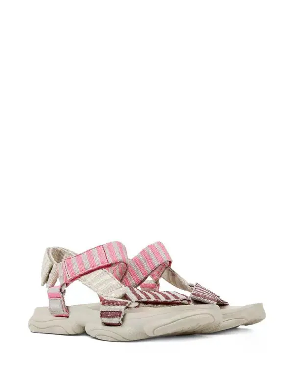 Camper Karst Striped Sandals - Grey
