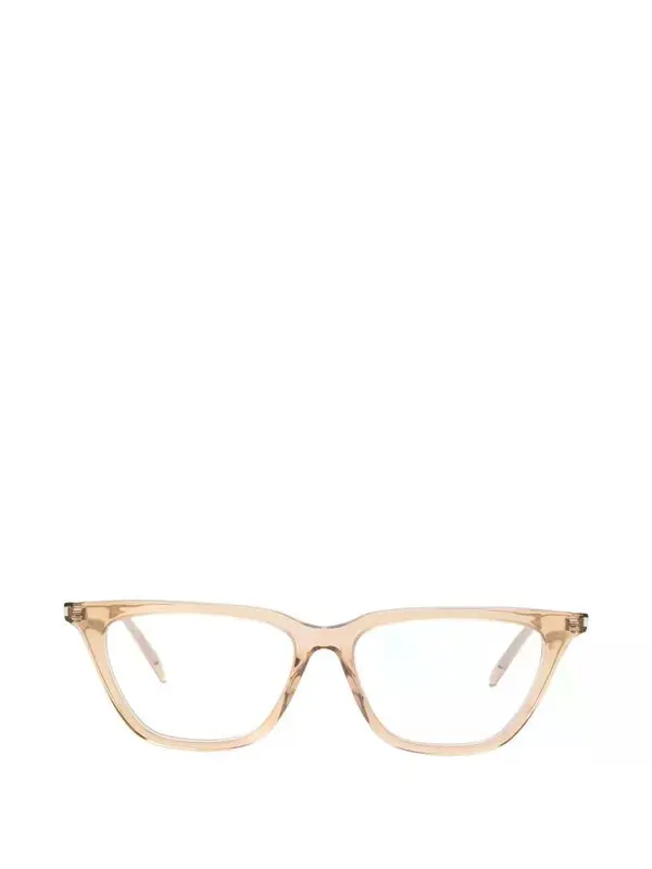 Saint Laurent Rectangle-frame Eyeglasses - Neutrals