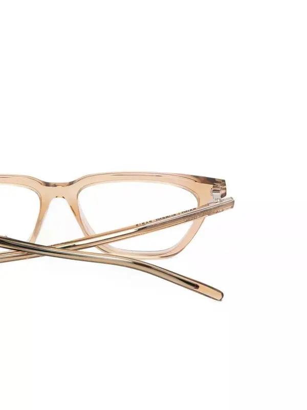 Saint Laurent Rectangle-frame Eyeglasses - Neutrals