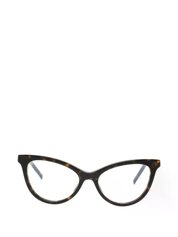 Saint Laurent Cat-eye Frame Glasses - Brown