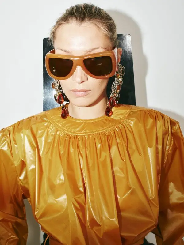 Saint Laurent Sl 903 Howl Butterfly Sunglasses - Brown