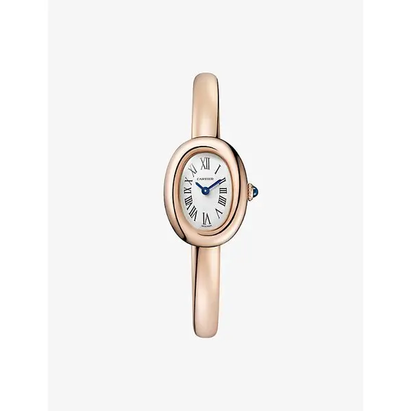 CARTIER Baignoire Mini 18ct Rose-gold Quartz Watch 24.6mm - 18k Rose Gold