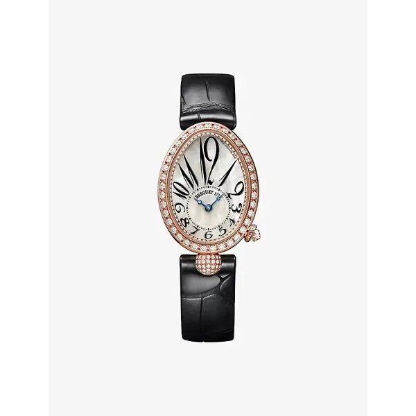 BREGUET Reine De Naples 8928 18ct Rose-gold And 1.474ct Brilliant-cut Diamond Automatic Watch 25mm - Rose Gold