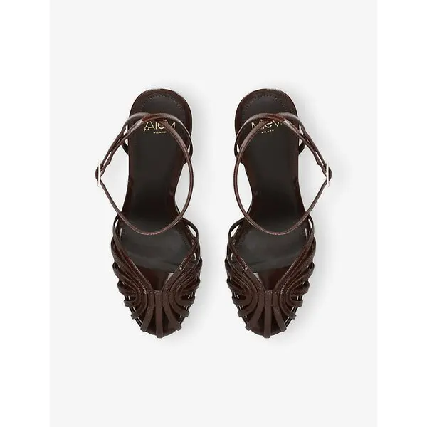 ALEVI MILANO Blake 95 Leather Heeled Sandals