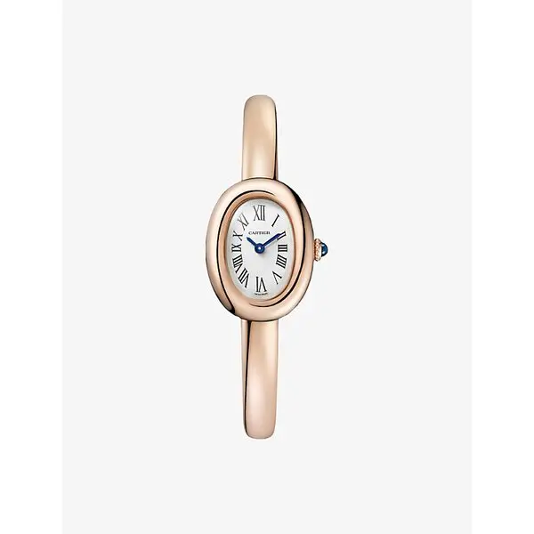 CARTIER Baignoire Mini 18ct Rose-gold Quartz Watch 24.6mm - 18k Rose Gold