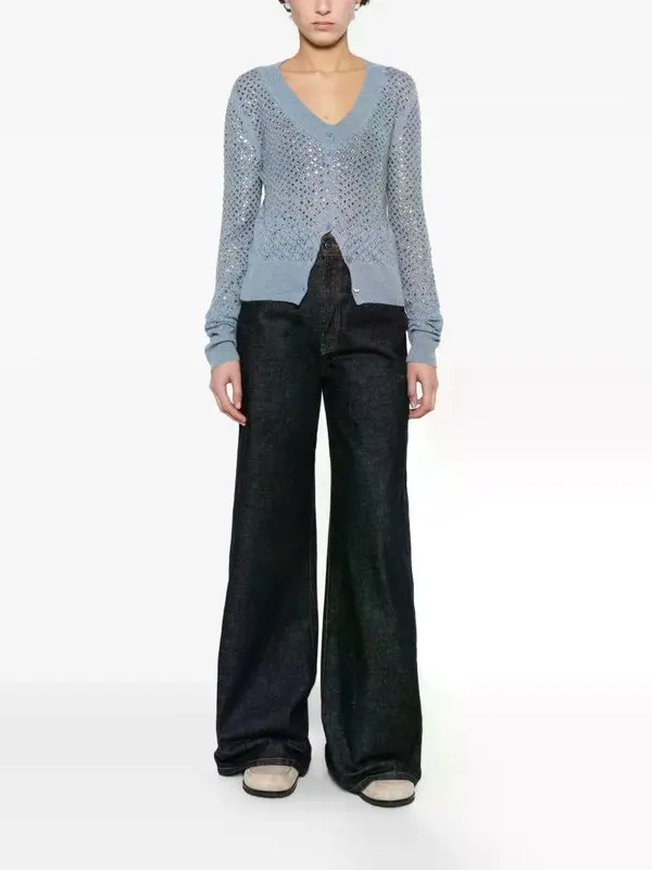 Ermanno Scervino Embellished V-neck Cardigan