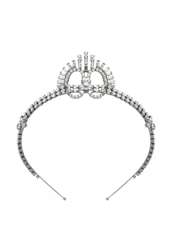 JENNIFER BEHR X Julia Hobbs Elodie Crystal Elodie Tiara - Silver