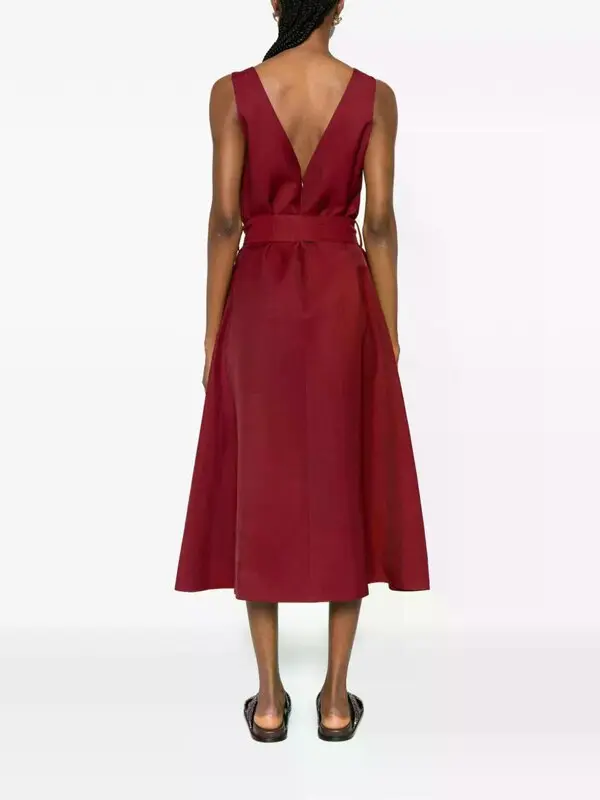 P.a.r.o.s.h V-neck Belted Dress
