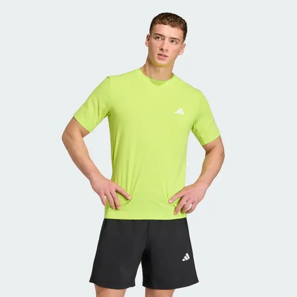 Adidas Workout Essentials Feelready T-shirt - Semi Solar Yellow