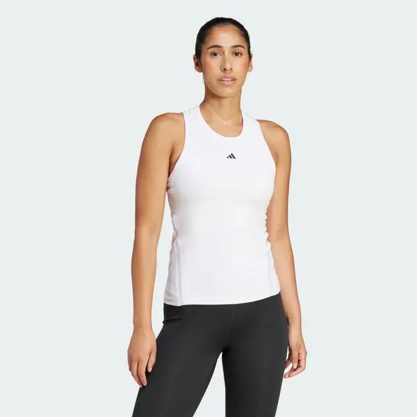 Adidas Designed-for-training Slim Fit Tank Top - White