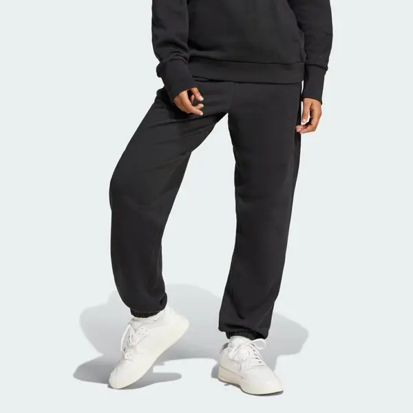 Adidas All Szn French Terry Loose Pants - Black