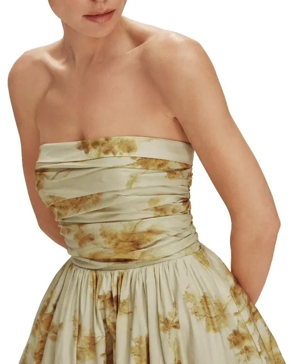 REFORMATION Kastoria Dress - Golden Hour | Editorialist