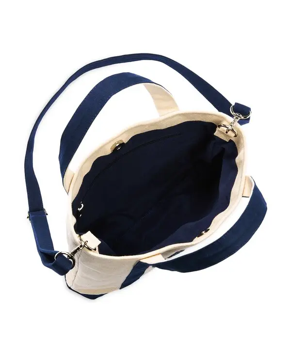 Aqua Mini Canvas Tote - Blue