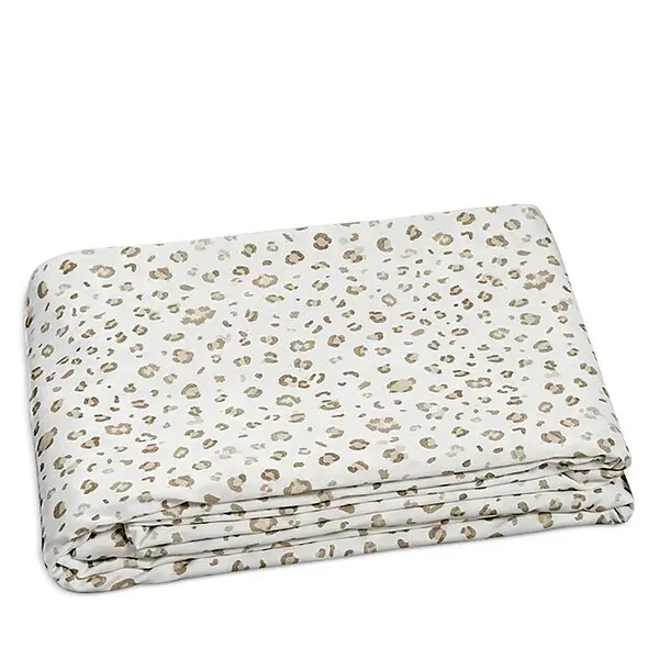 DEA LUXURY LINENS Timothy Corrigan For Dea Animale Print Duvet Cover, King - Warm Colonial Grey