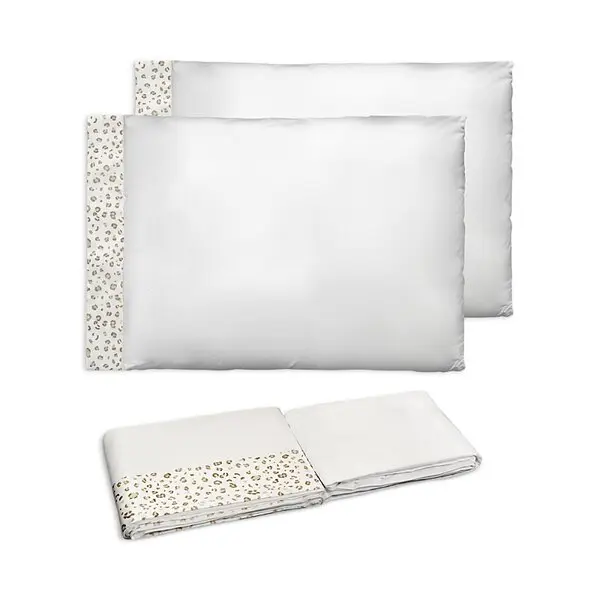 DEA LUXURY LINENS Timothy Corrigan For Dea Animale Print Sateen Sheet Set, King - Warm Colonial Grey