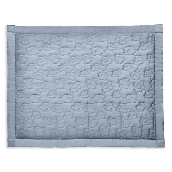 DEA LUXURY LINENS Timothy Corrigan For Dea Animale Quilted Sham, Standard - Blue
