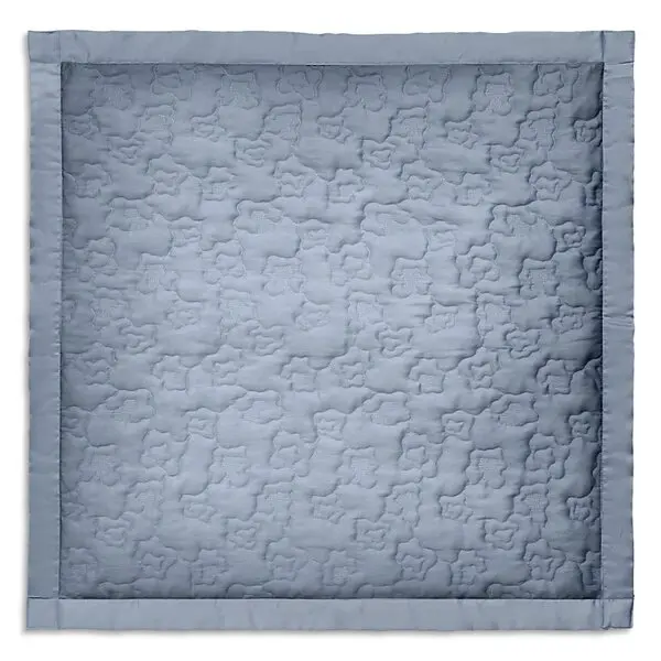 DEA ITALIAN LINENS Timothy Corrigan For Dea Animale Quilted Sham, Euro - Blue