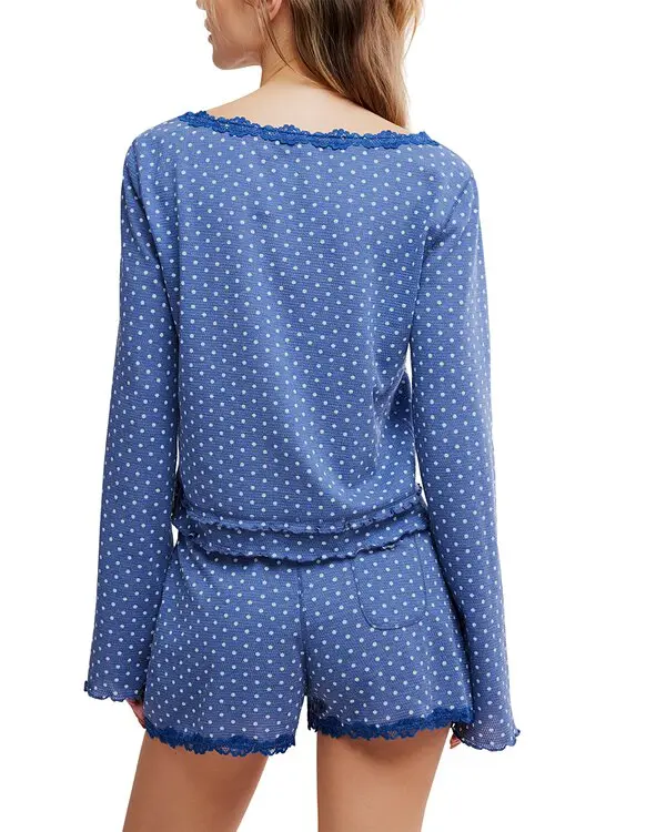 Free People Spring Break Sleep Set - Dot Print