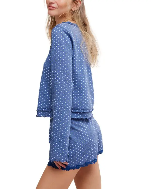 Free People Spring Break Sleep Set - Dot Print