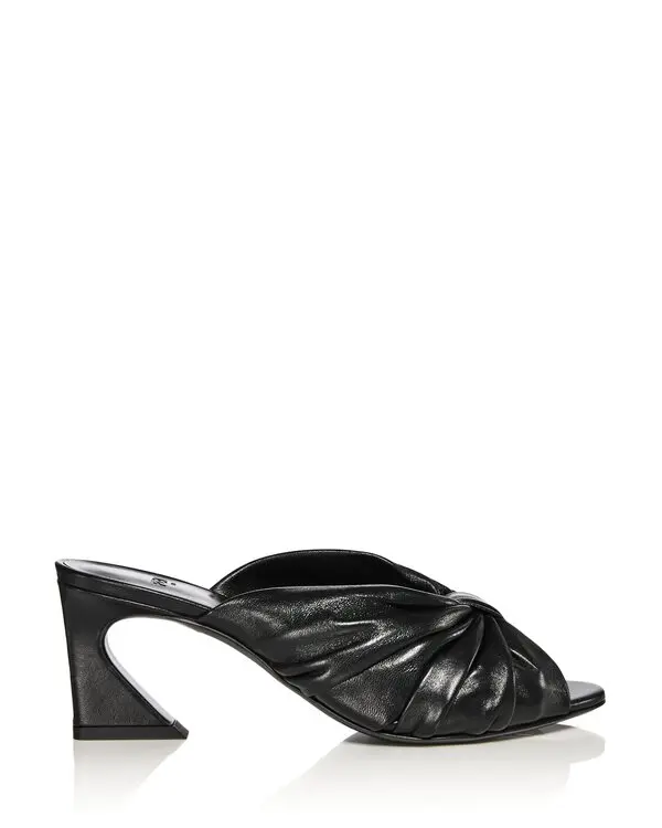 Fendi Lucida Leather Mules