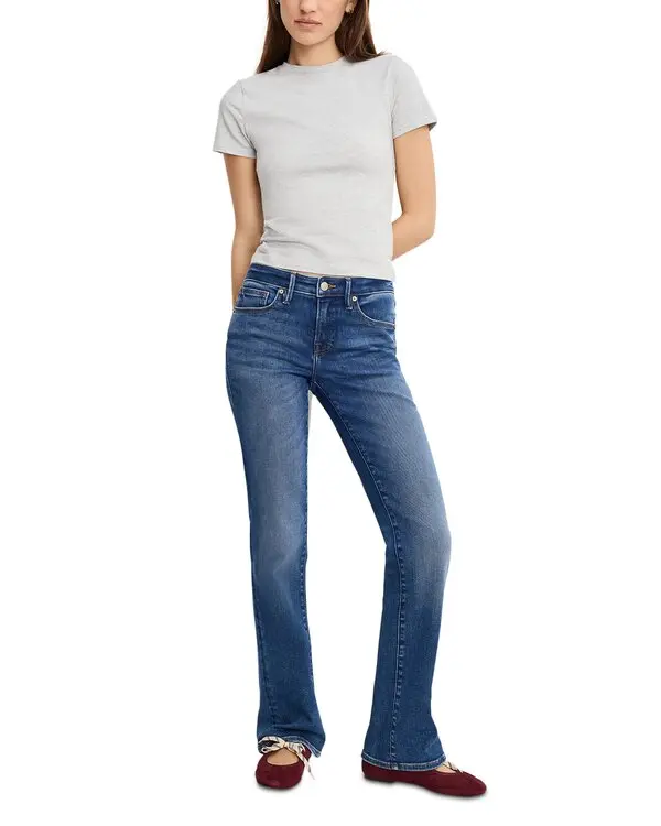 Good American Low Rise Bootcut Jeans - Indigo