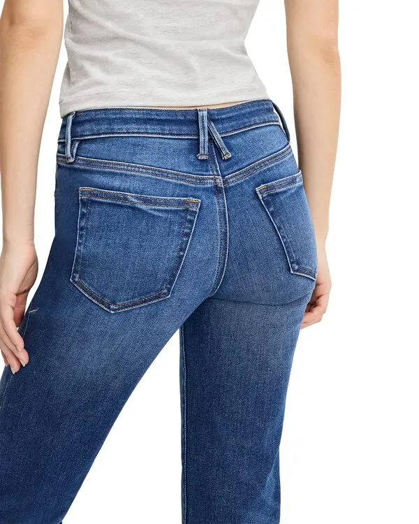 Good American Low Rise Bootcut Jeans - Indigo