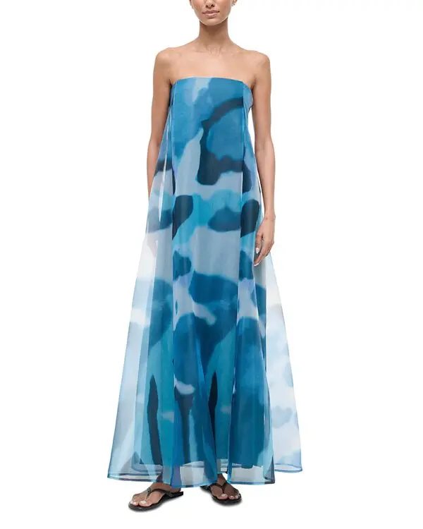 Staud Allyson Dress - Blue Haze