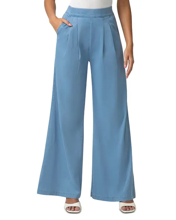 Hue Fluid Denim Palazzo Pants