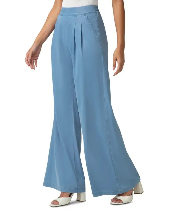 Hue Fluid Denim Palazzo Pants