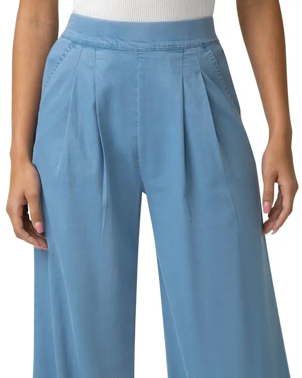 Hue Fluid Denim Palazzo Pants