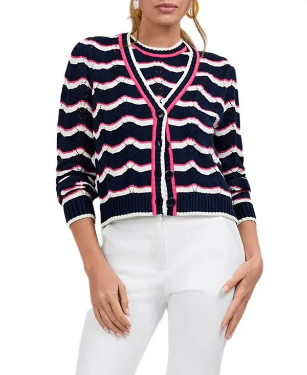 Trina Turk Alessia Cardigan - Ink Multi