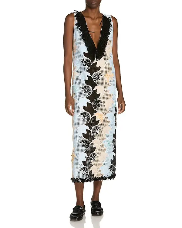 Marni Sleeveless Macrame Dress