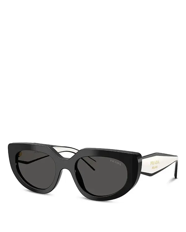 Prada Oval Sunglasses, 54mm