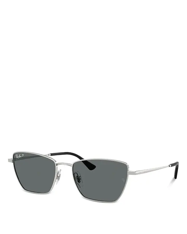 Ray-ban Butterfly Sunglasses, 53mm - Silver