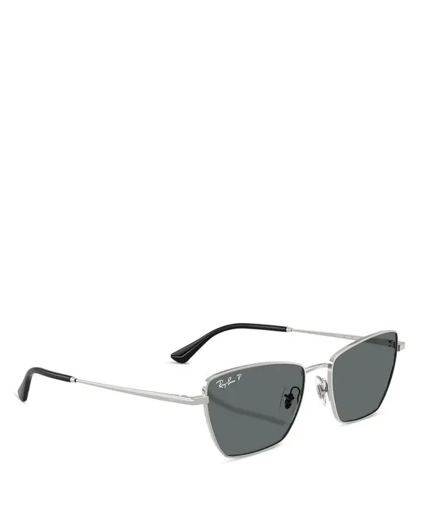 Ray-ban Butterfly Sunglasses, 53mm - Silver