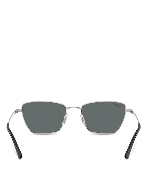 Ray-ban Butterfly Sunglasses, 53mm - Silver