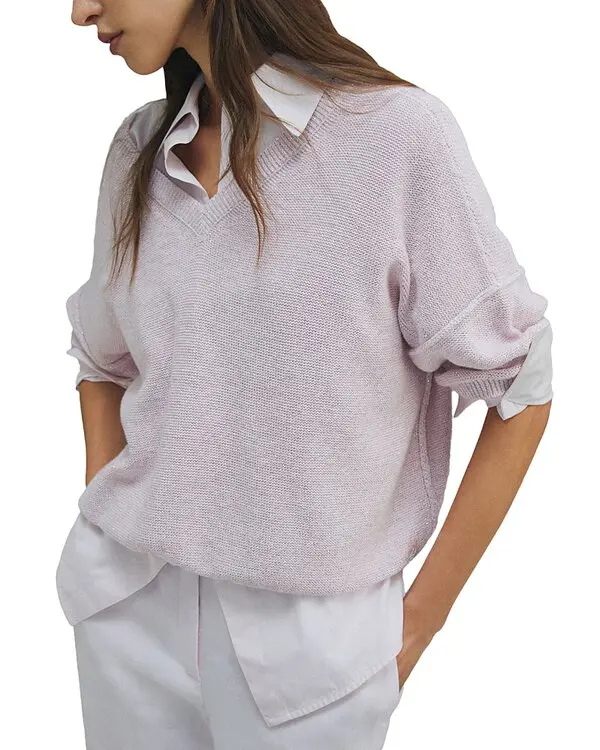 Marella Radice V-neck Sweater - Pink